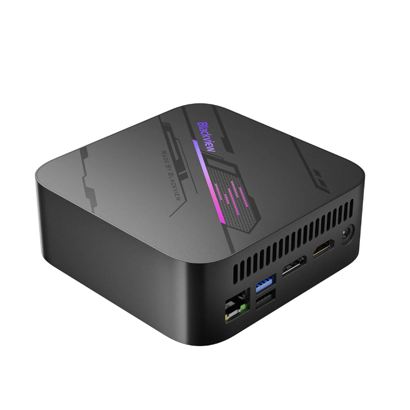 Blackview MP100 Mini PC | AMD Ryzen 7-5700U | 16GB RAM + 512GB SSD | Nanodog.net